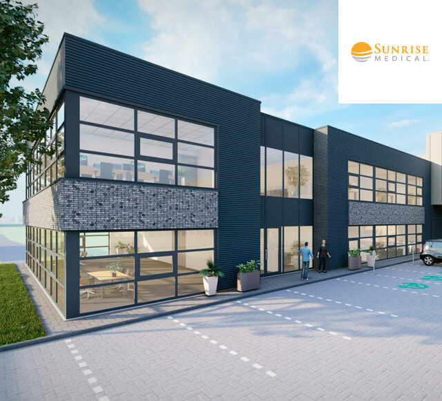 Een nieuw, duurzaam en energiezuinig bedrijfspand met warehouse ...