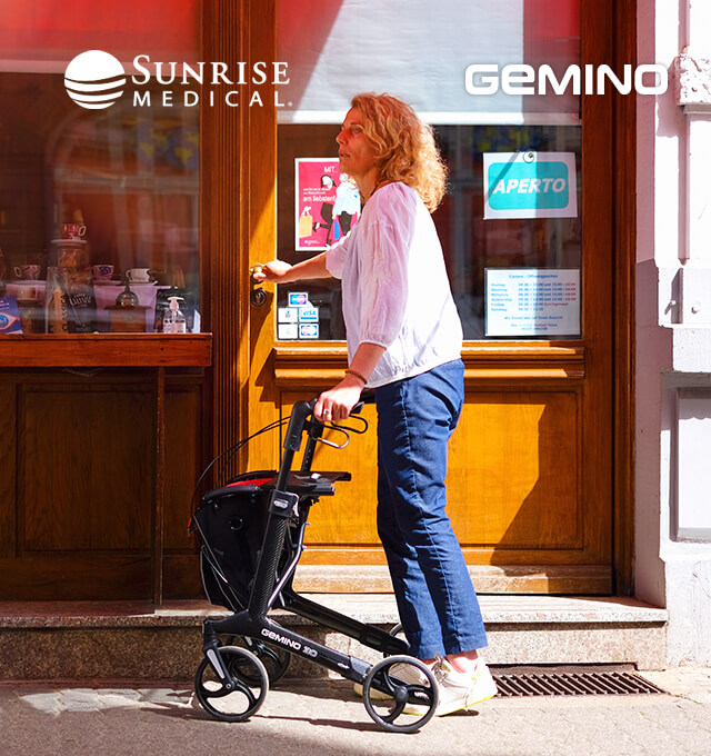 Maak kennis met de premium carbon rollator van GEMINO! | Sunrise Medical